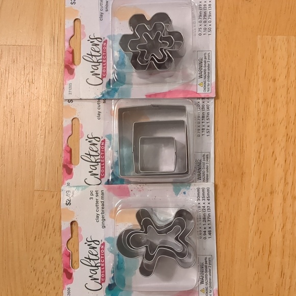 crafters collection | Art | Clay Cutter Sets Fondant Shapes Cutters ...